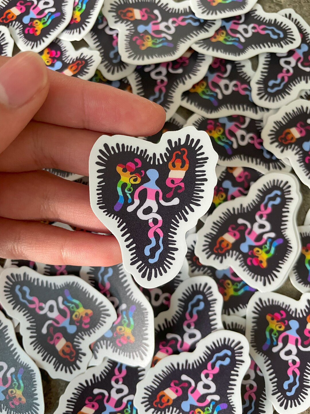 Pride Wiggle Sticker - Etsy