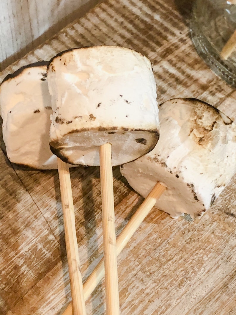 Faux Marshmallows Fake Roasted Marshmallows on a Stick Fake - Etsy