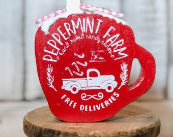 Peppermint Mocha Sign - Etsy