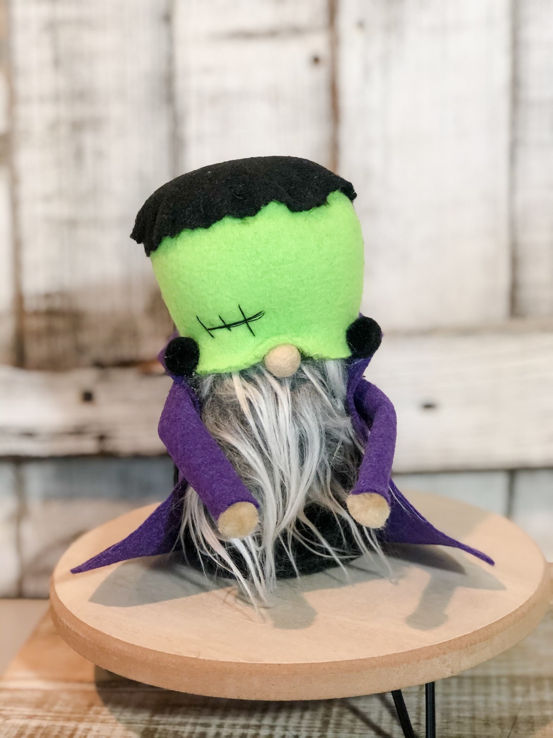 Frankenstein Halloween Gnome, Tiered Tray Decor, Halloween Decor, Fall ...