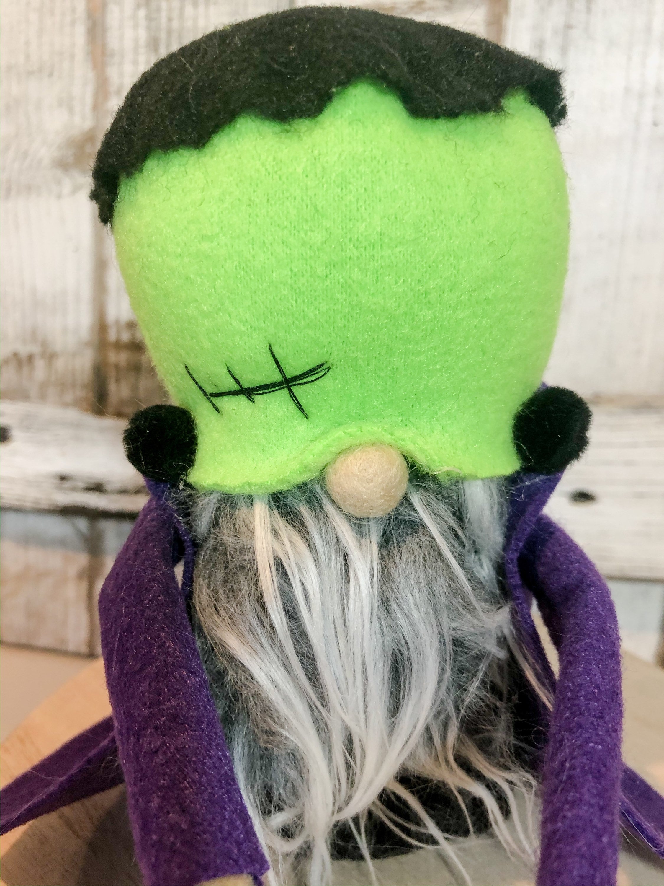 Frankenstein Halloween Gnome Tiered Tray Decor | Etsy