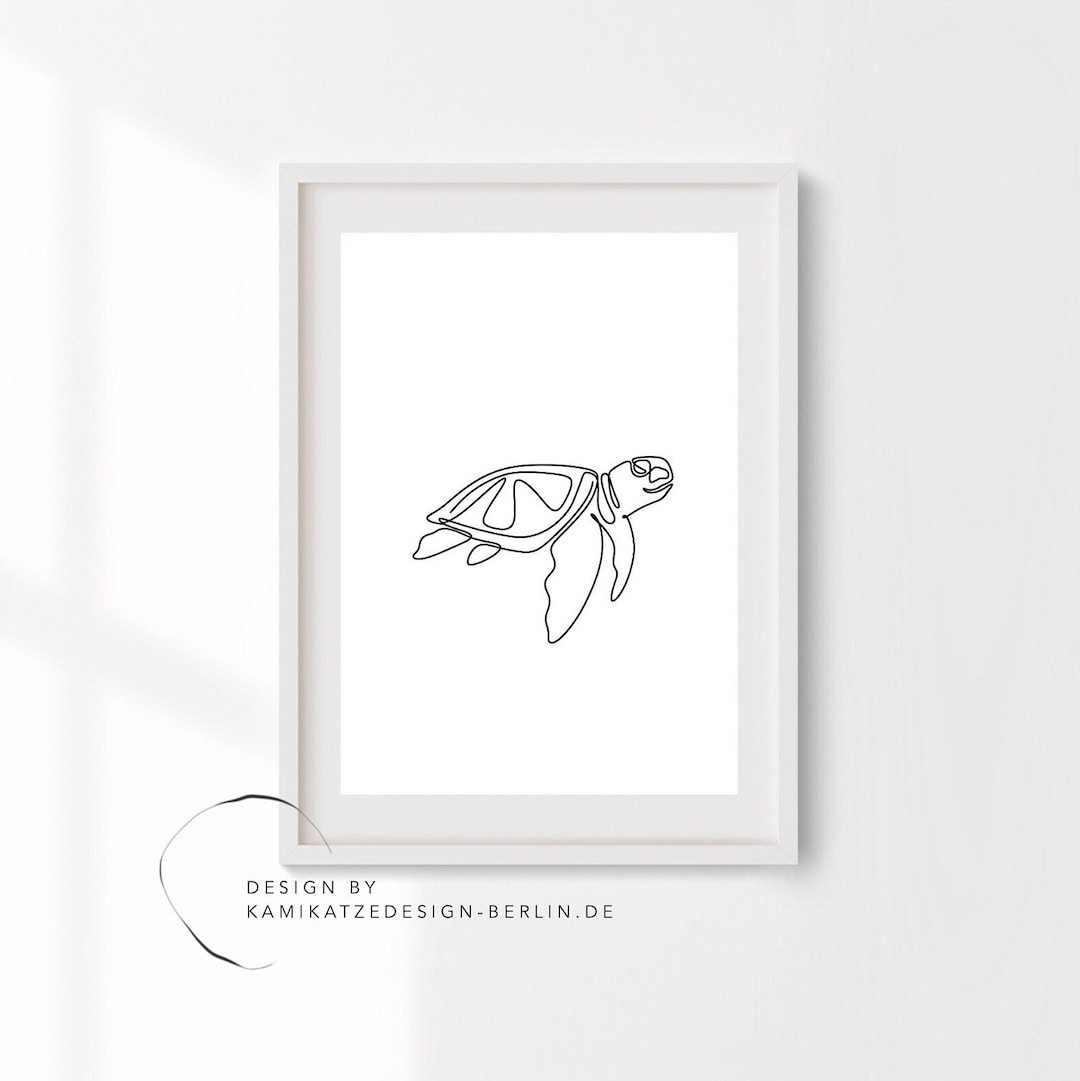 Line Art Illustration Turtle File Bundle Jpg Pdf Eps Png - Etsy