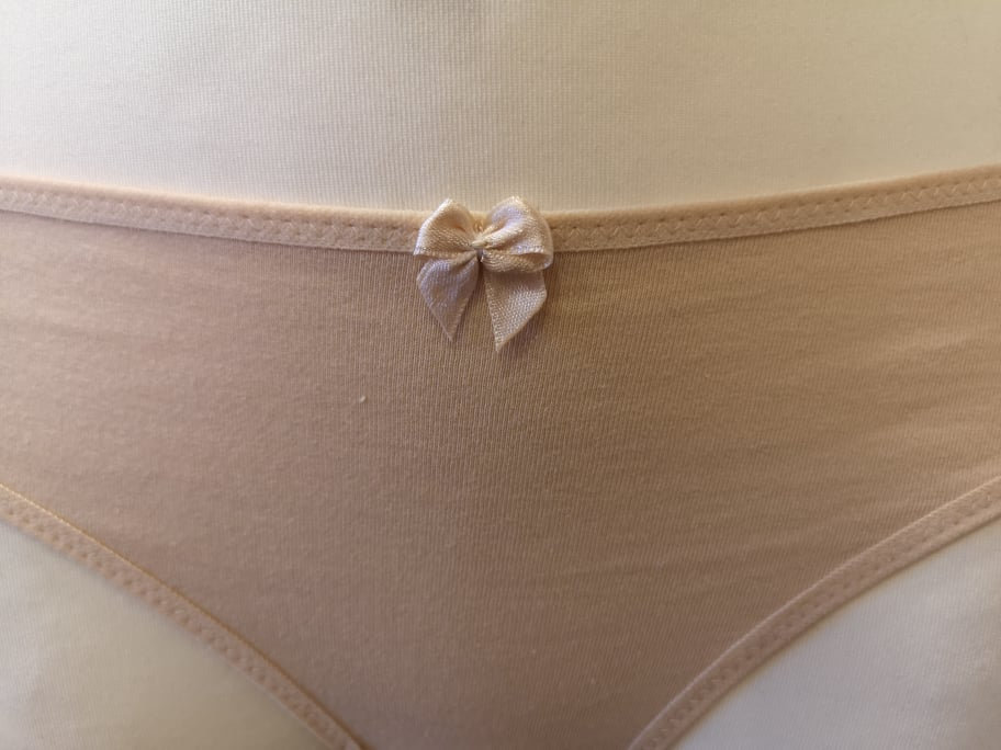 1PCS 100% Organic Beige Cotton Comfy Ladies Thong Panties With | Etsy