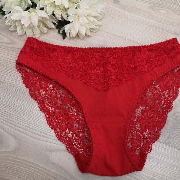 Red Panty Etsy