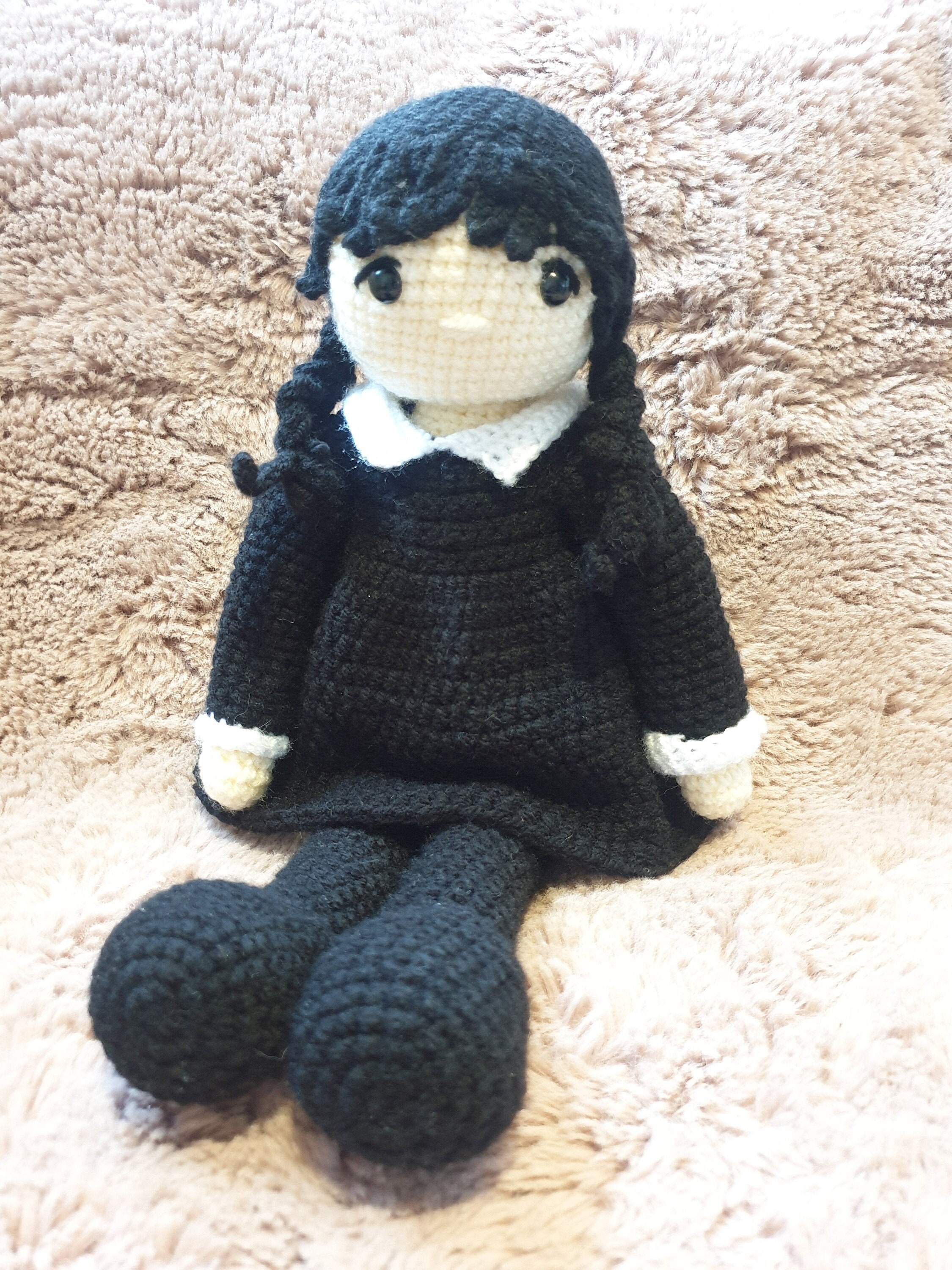 Wednesday Addams Dress up Doll CROCHET PATTERN - Etsy