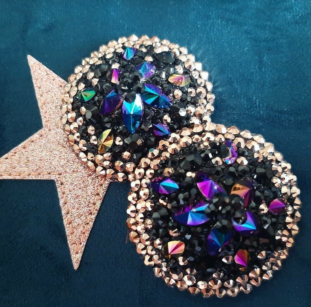 Gradient-effect Bespoke Rhinestone Pasties - Etsy UK