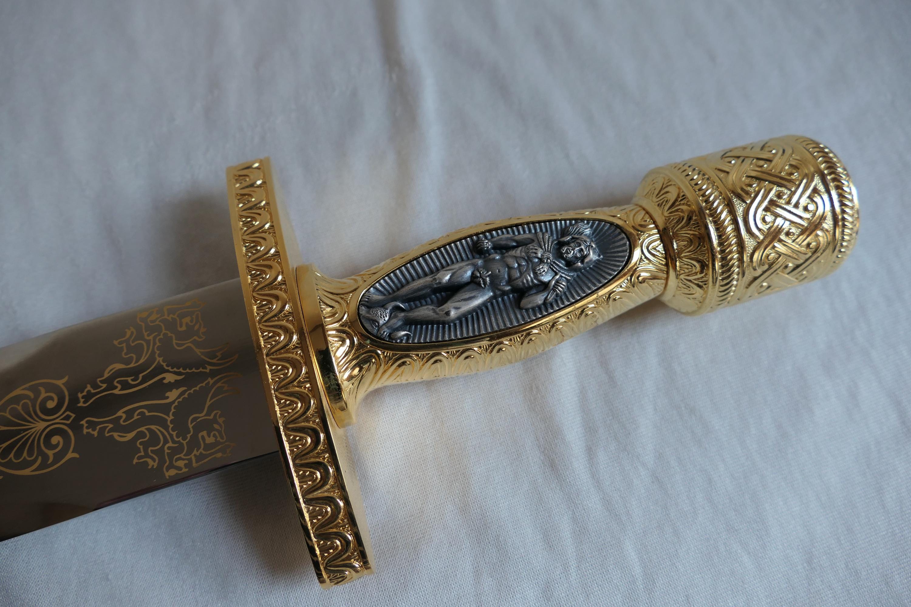 Vintage Marto Toledo Historic Realsize Sword Replica Wall Decoration ...
