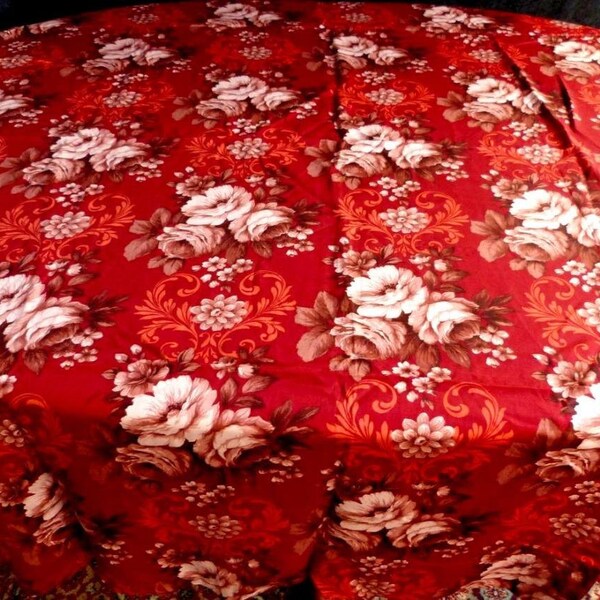 Dark Red Curtains - Etsy