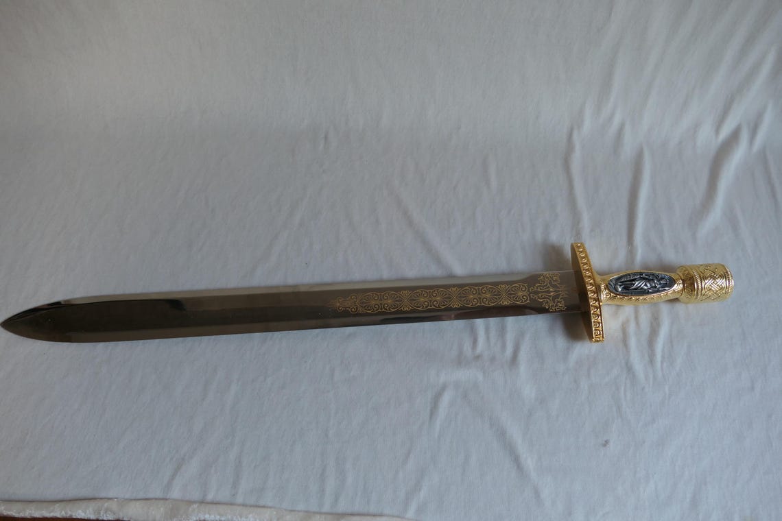 Vintage Marto Toledo Historic Realsize Sword Replica Wall Decoration ...