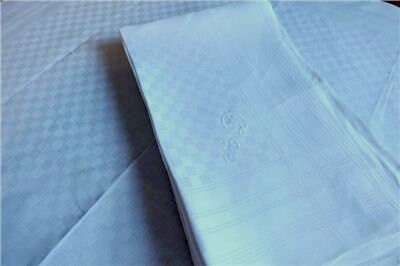6 Rare Giant French Napoleon III Collectors Linen Damask Napkins Plaid ...