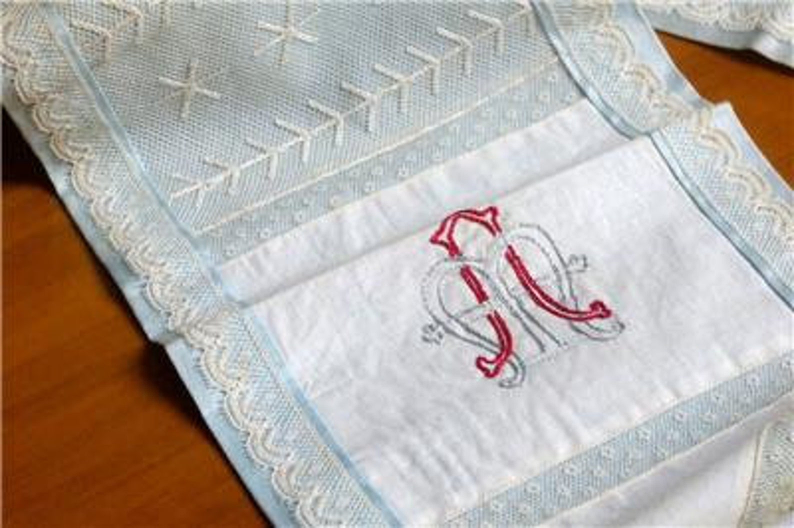 Exquisite Antique Handmade ABC Sampler Ensemble 18 Elements W Lace ...
