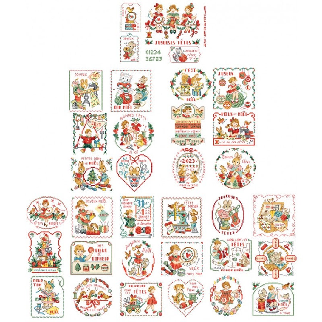 30 Patterns of « Greetings Cards » 4 - Etsy