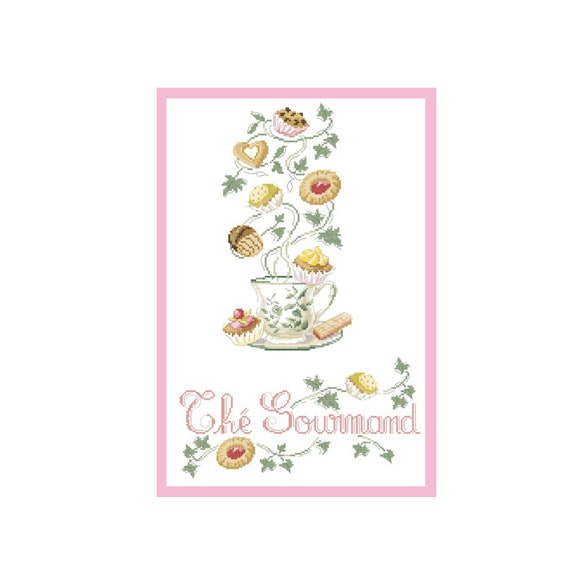 A Thé Gourmand Chart | Etsy