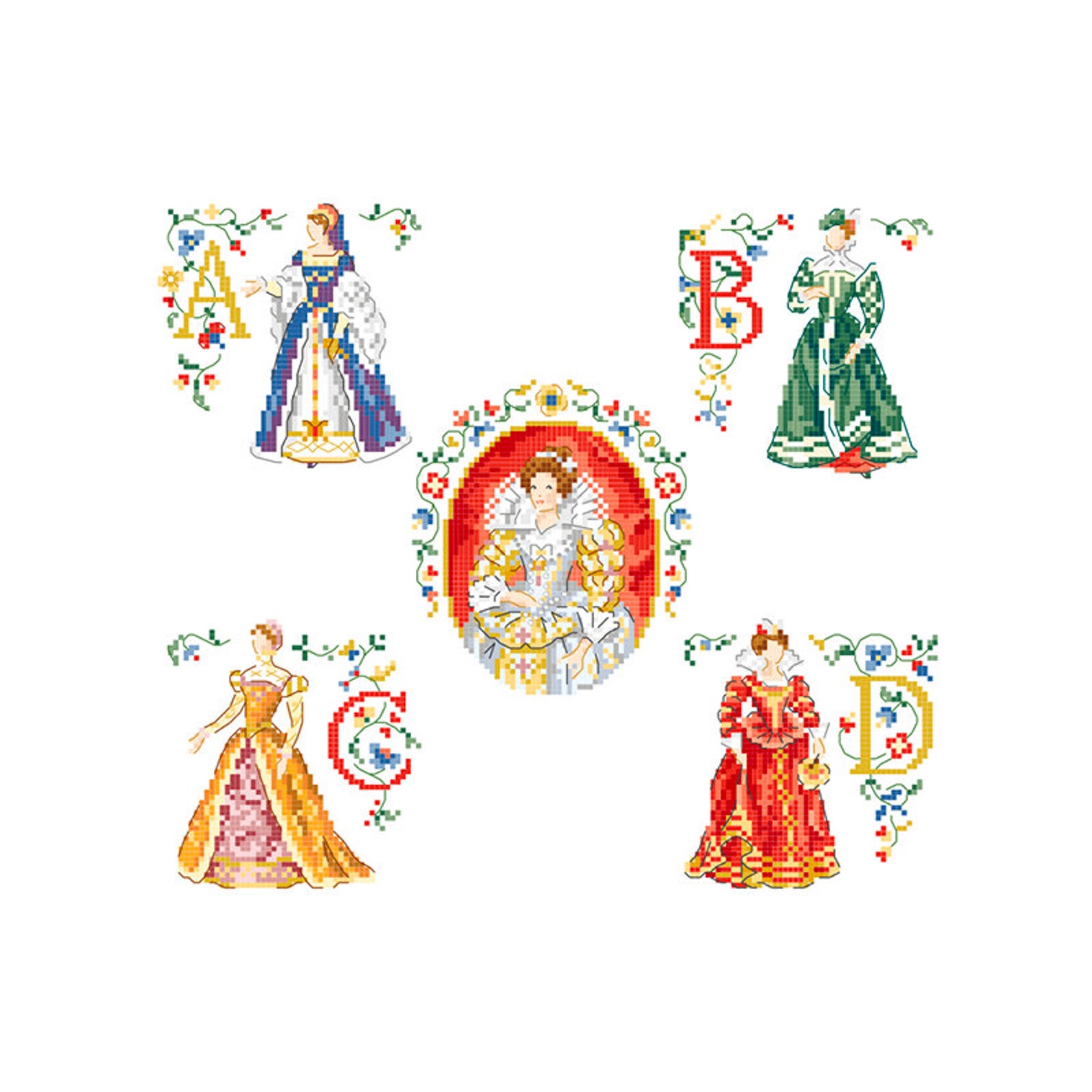 The « Medicis » Alphabet Chart - Etsy