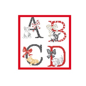 The « Cats » Alphabet Chart - Etsy