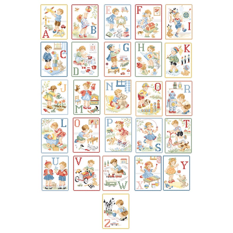 My First ABC Chart - Etsy