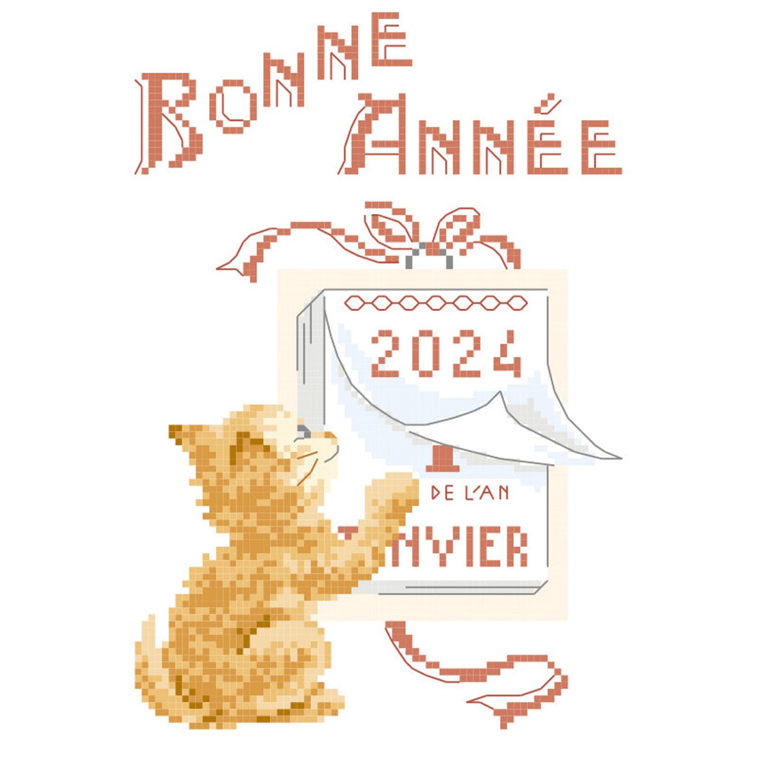 A « Happy New Year » Chart - Etsy