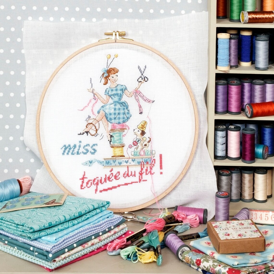 Miss Crazy About Thread Chart - Etsy