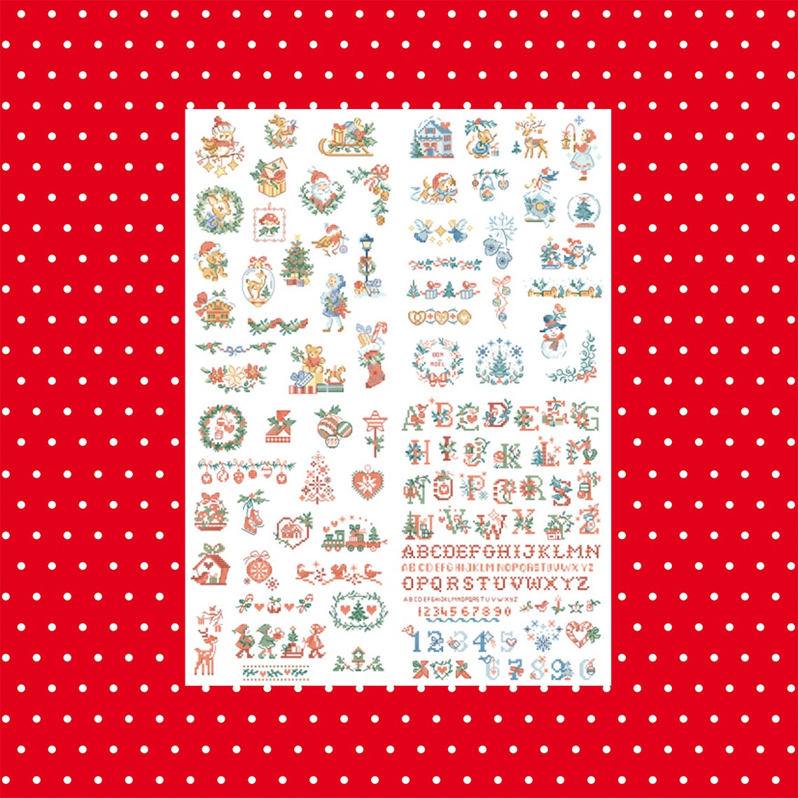 65 Patterns of Christmas Mini-motifs - Etsy