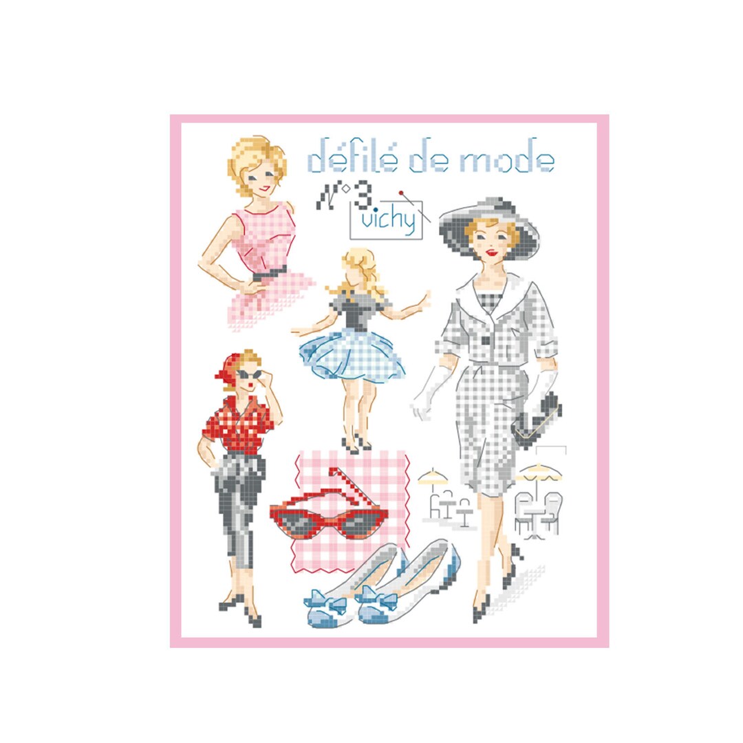 Fashion Show Vichy Chart - Etsy