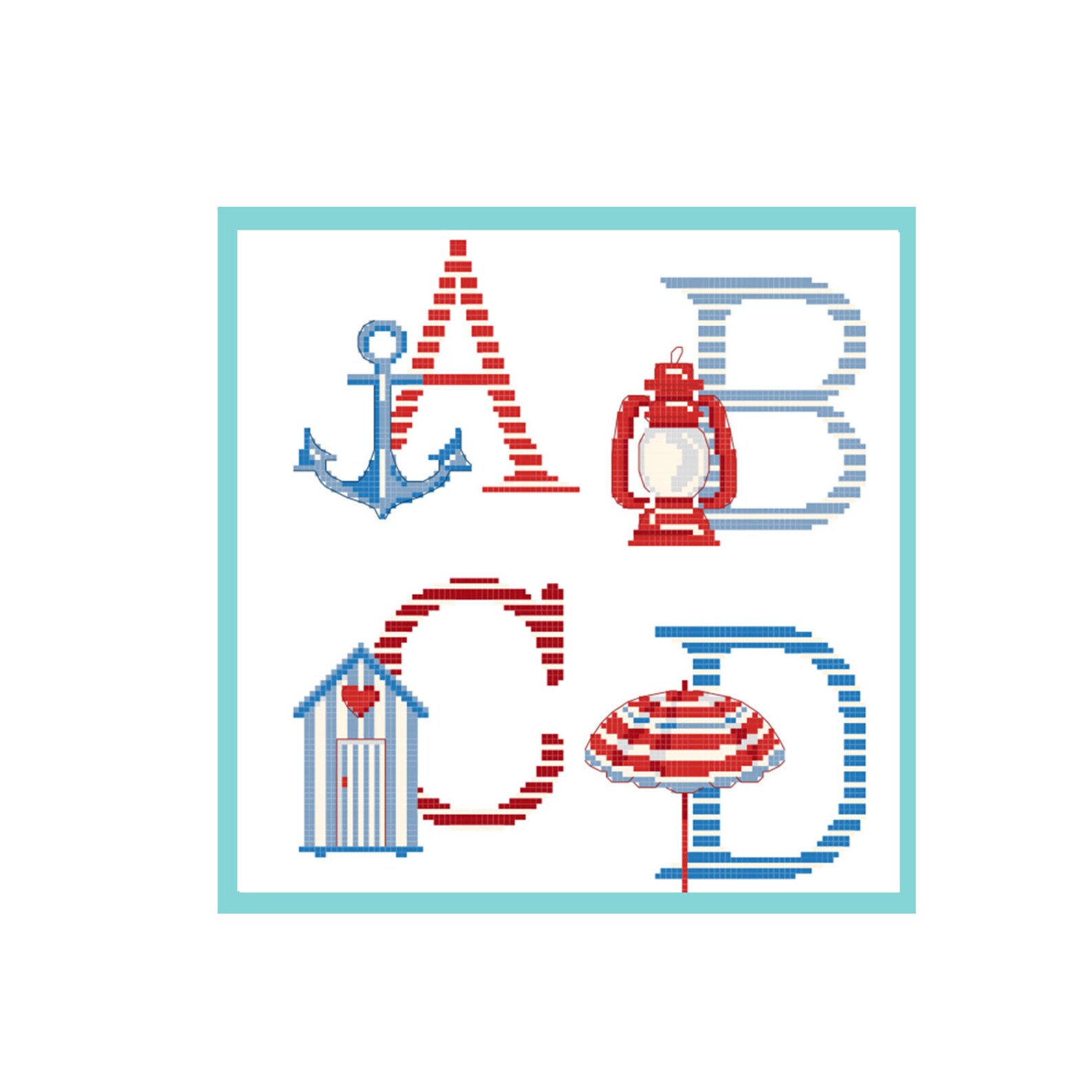 The « Marine » Alphabet Chart - Etsy