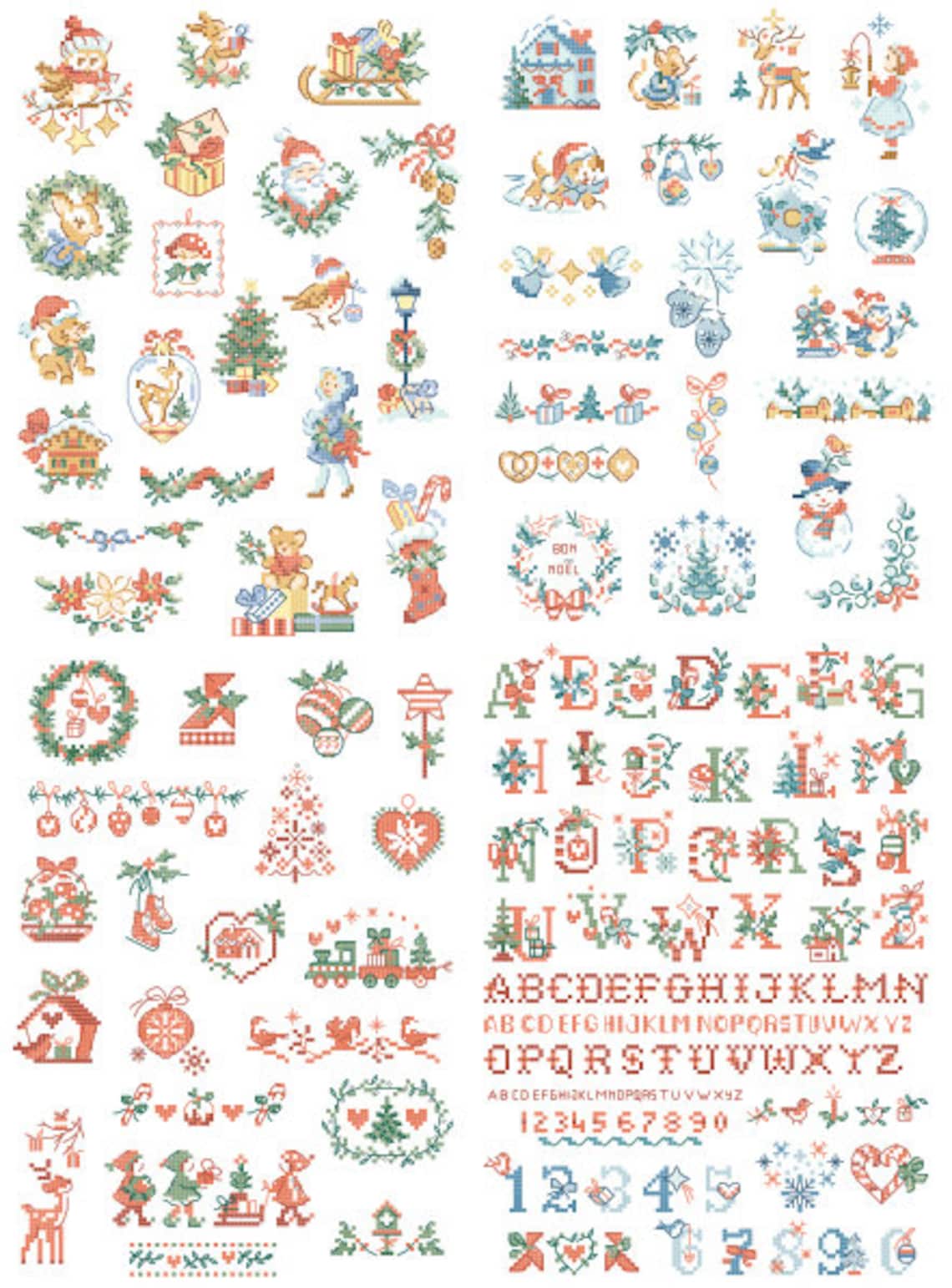65 Patterns of Christmas Mini-motifs - Etsy