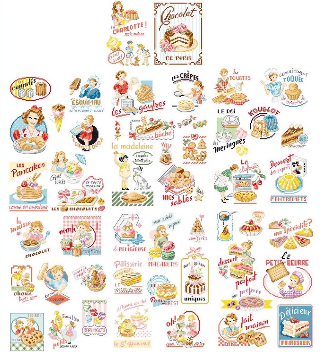 50 Patterns of « Tasty Morsel » - Etsy