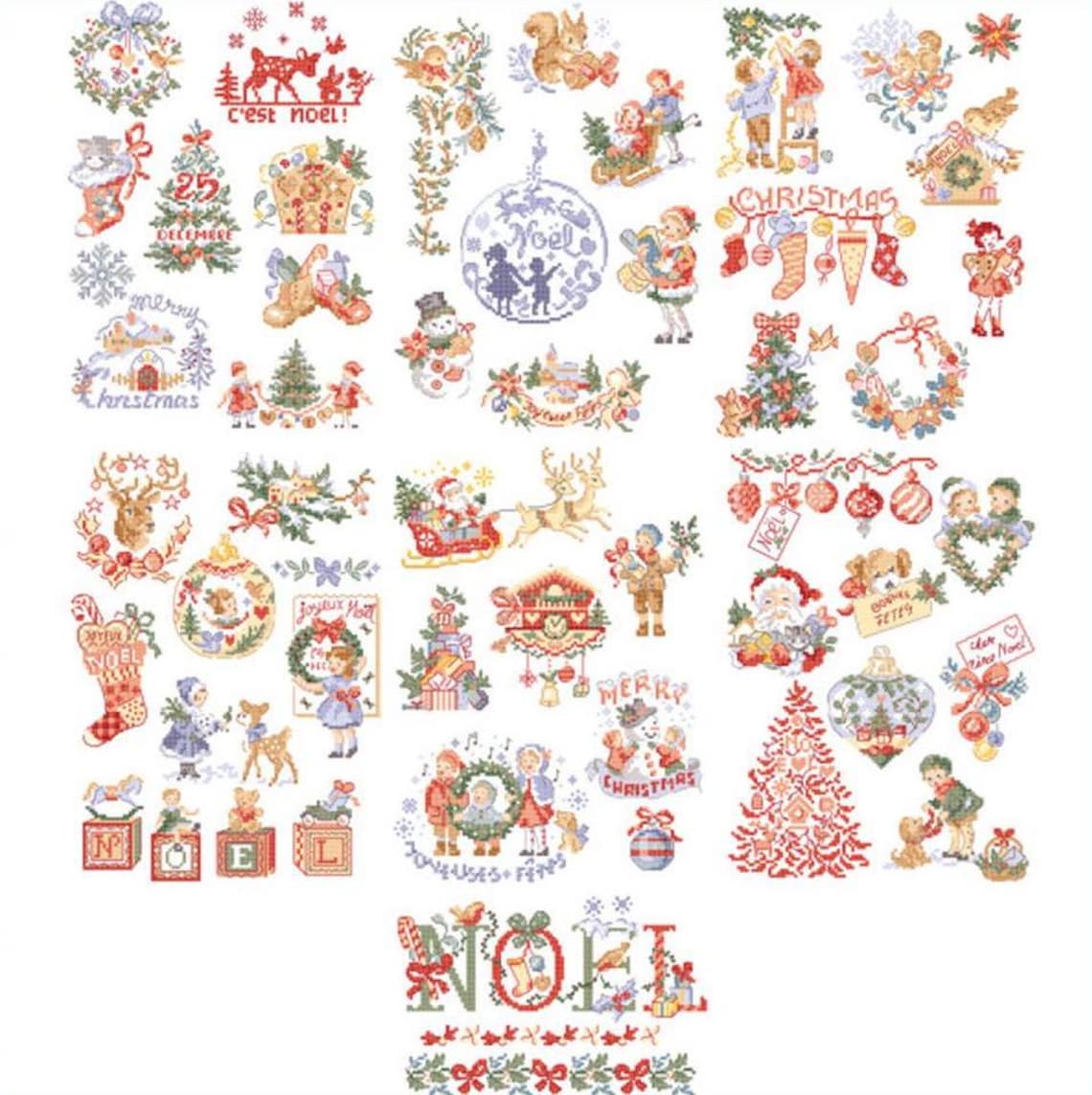 50 Patterns « Christmas Chromo » - Etsy