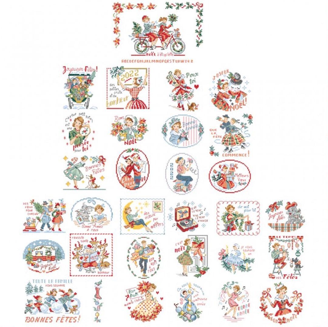 30 Patterns of « Greetings Cards » 3 - Etsy