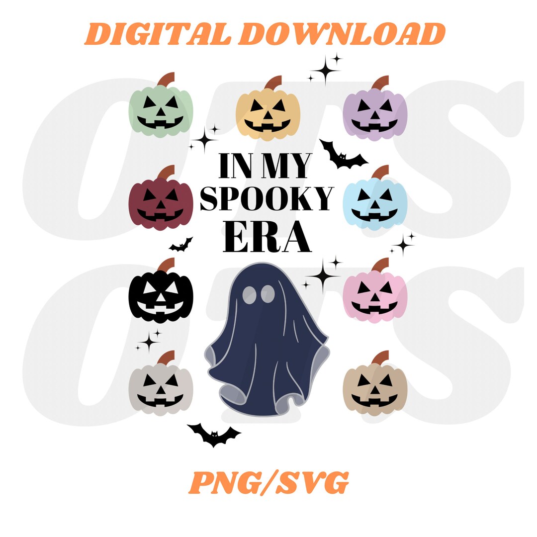 In My Spooky Era Svg Spooky Season Svg Halloween Shirt Svg - Etsy