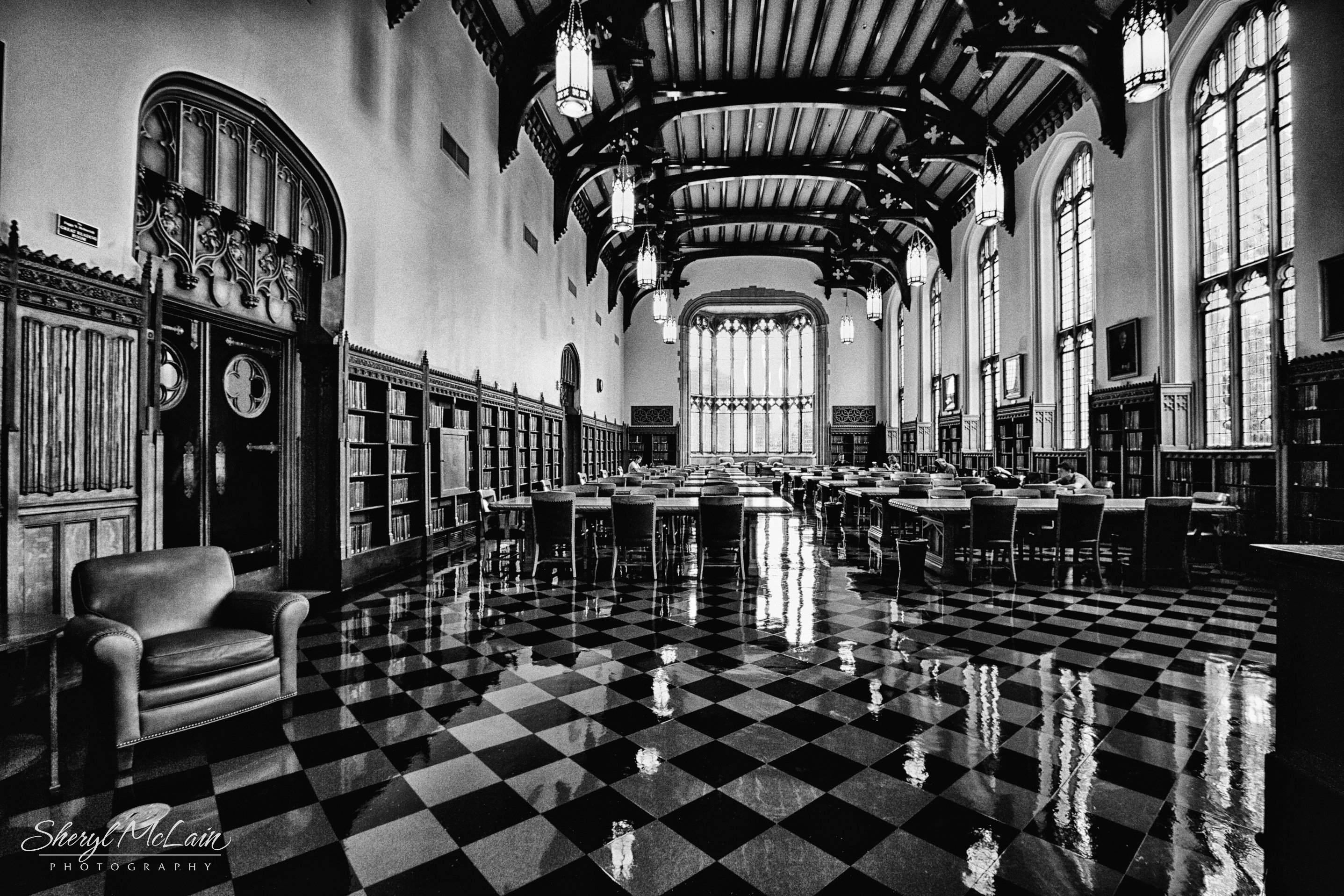 Great Reading Room Bizzell Memorial Library University of | Etsy