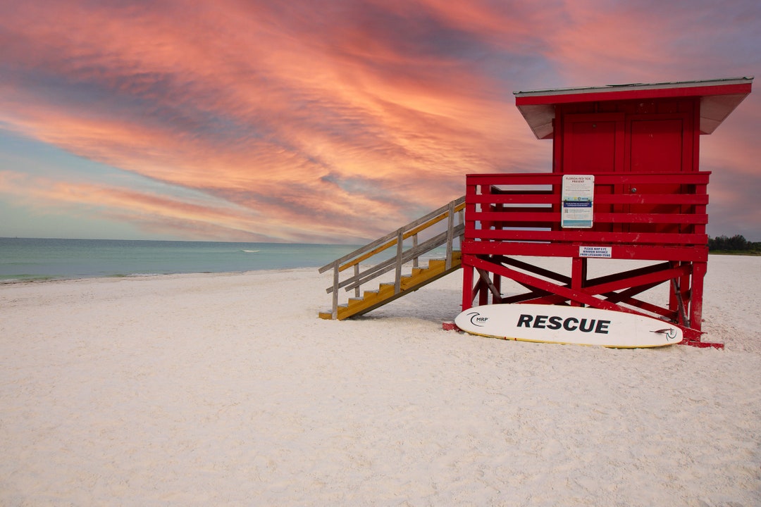 Siesta Key Beach, Art Print - Etsy