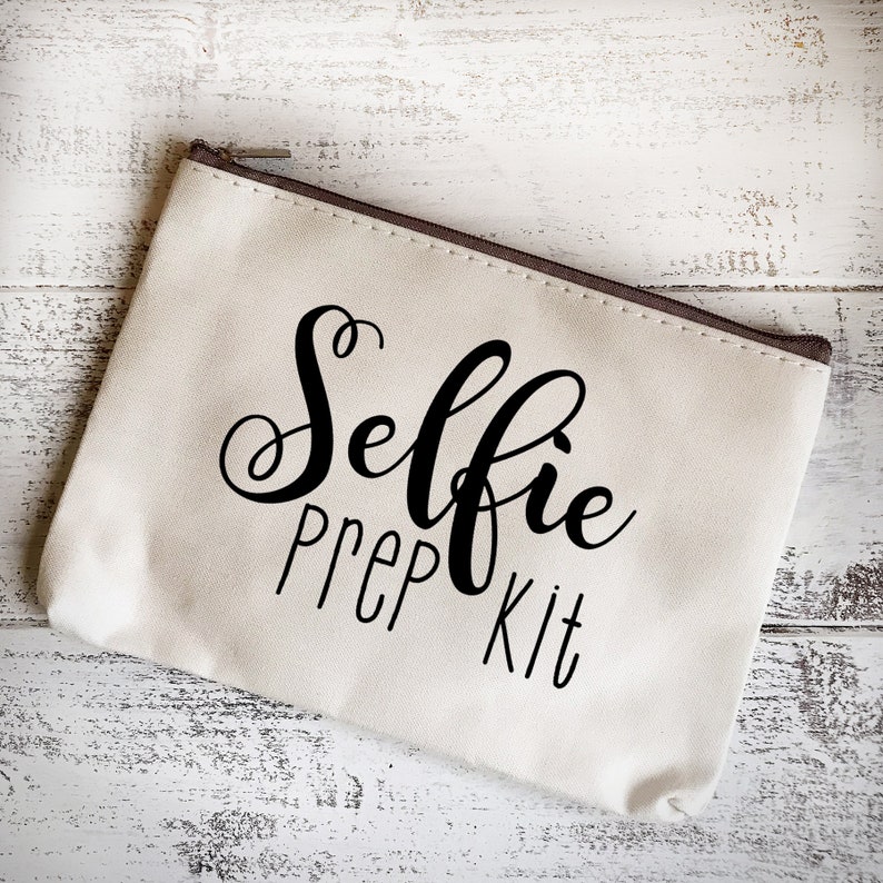 Selfie Prep Kit, Cut File, SVG, PNG, JPG, Makeup Bag, Woman Gift, Mom ...