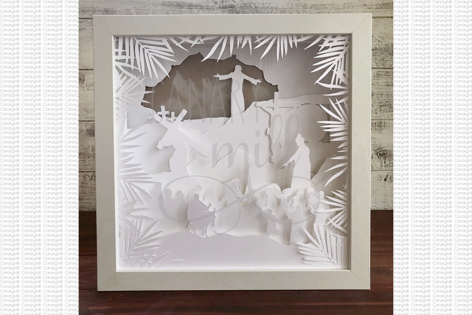 Holy Week Cut File 3D Shadow Box SVG PNG Easter Gift - Etsy