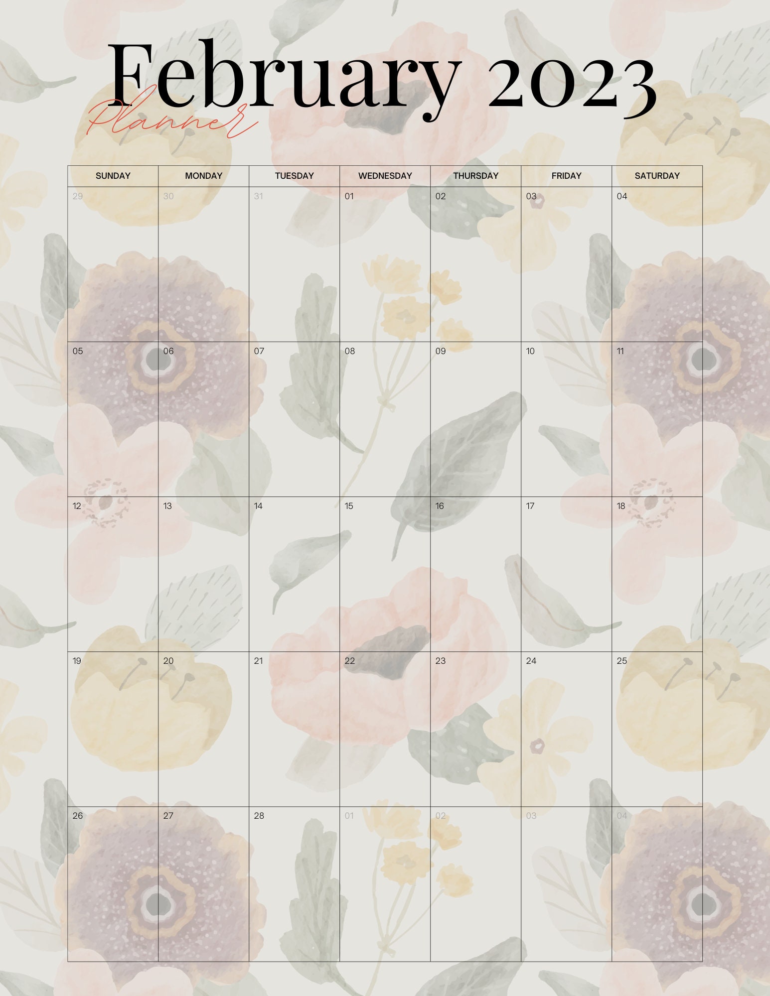 12 Month Calendar Set-digital & Printable - Etsy