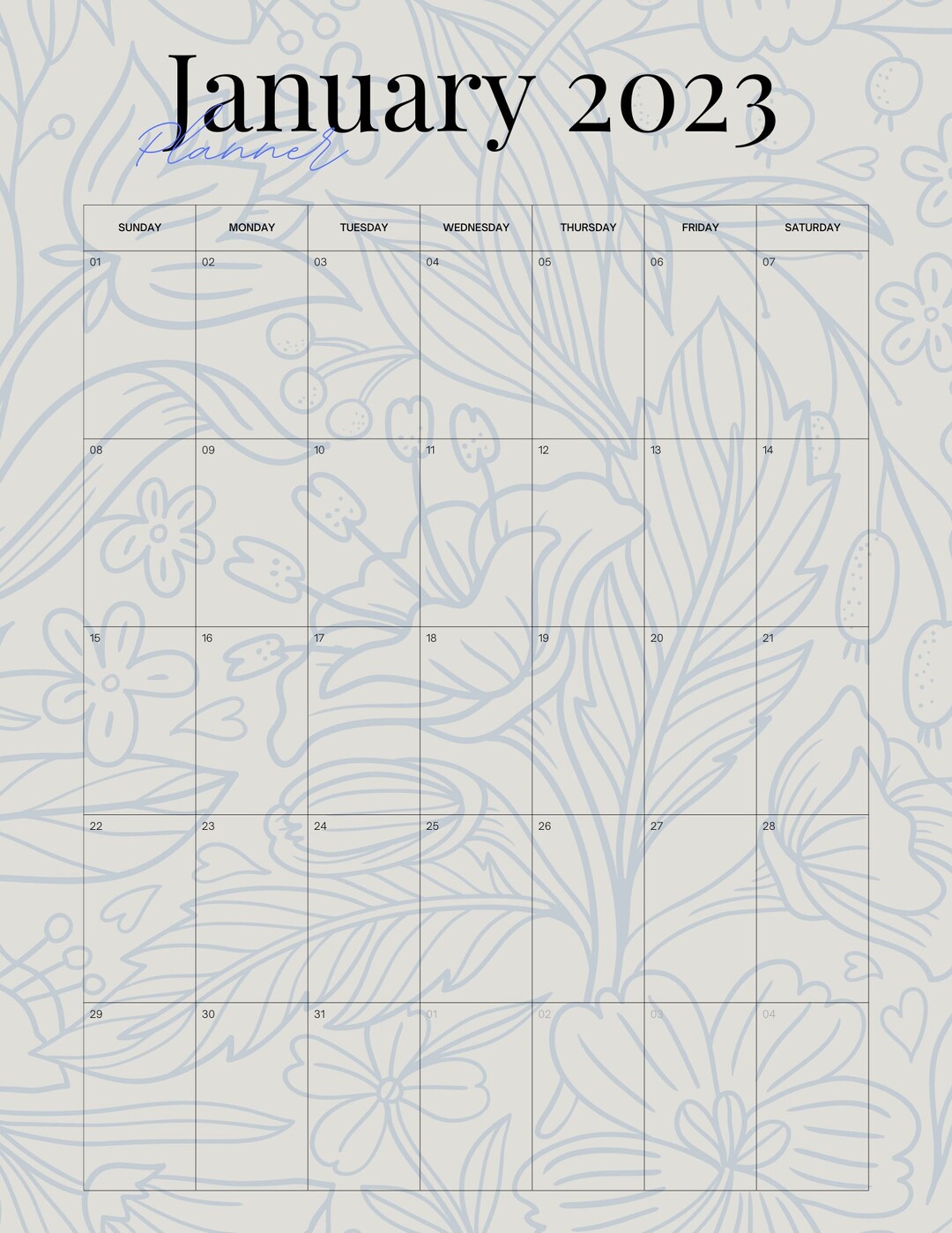 12 Month Calendar Set-digital & Printable - Etsy