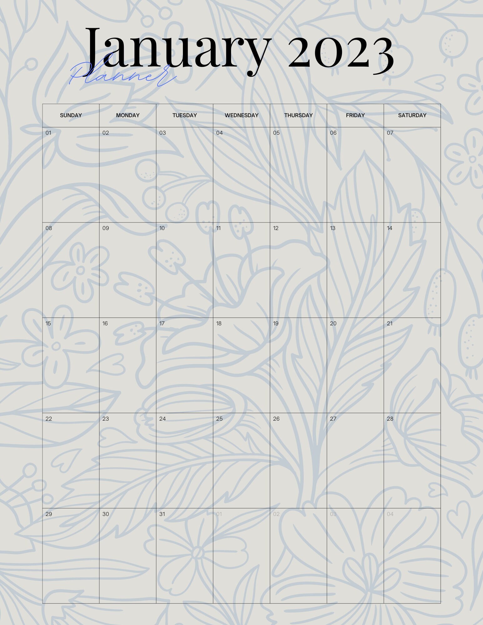 12 Month Calendar Set-digital & Printable - Etsy