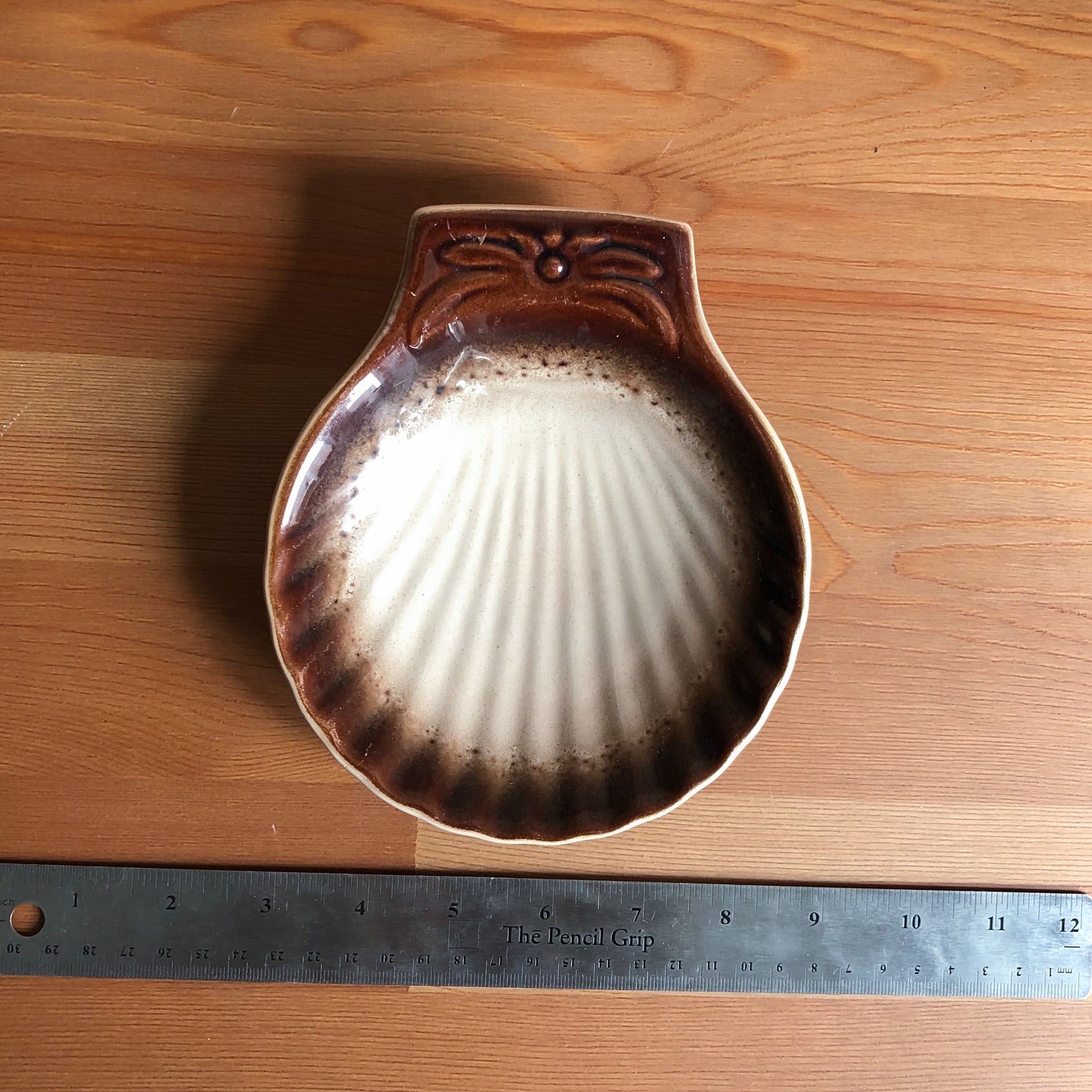 Shell Trinket Dish Ceramic Shell Dish Vintage Catch All | Etsy