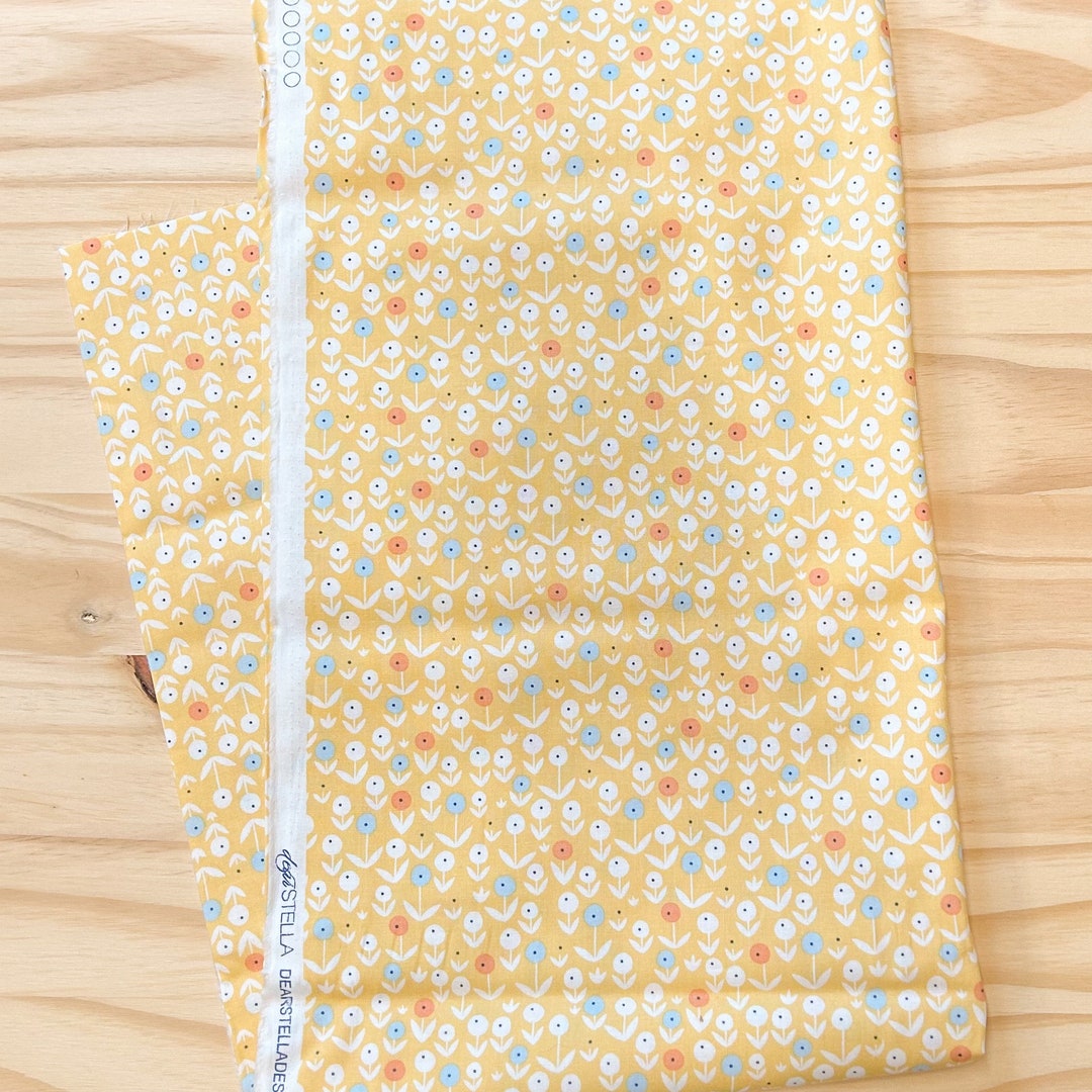 Pom Pom Flowers in Marigold - Pond Life Collection - Dear Stella ...