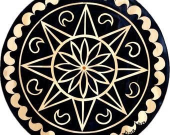 Big Barn Star Hex Sign PA Dutch Style - Diamonds, Stars, Colors, and ...