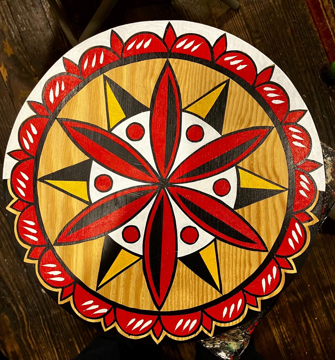Triple Protection Hex Sign, After Lee R Gandee, 12" Diameter Disk - Etsy