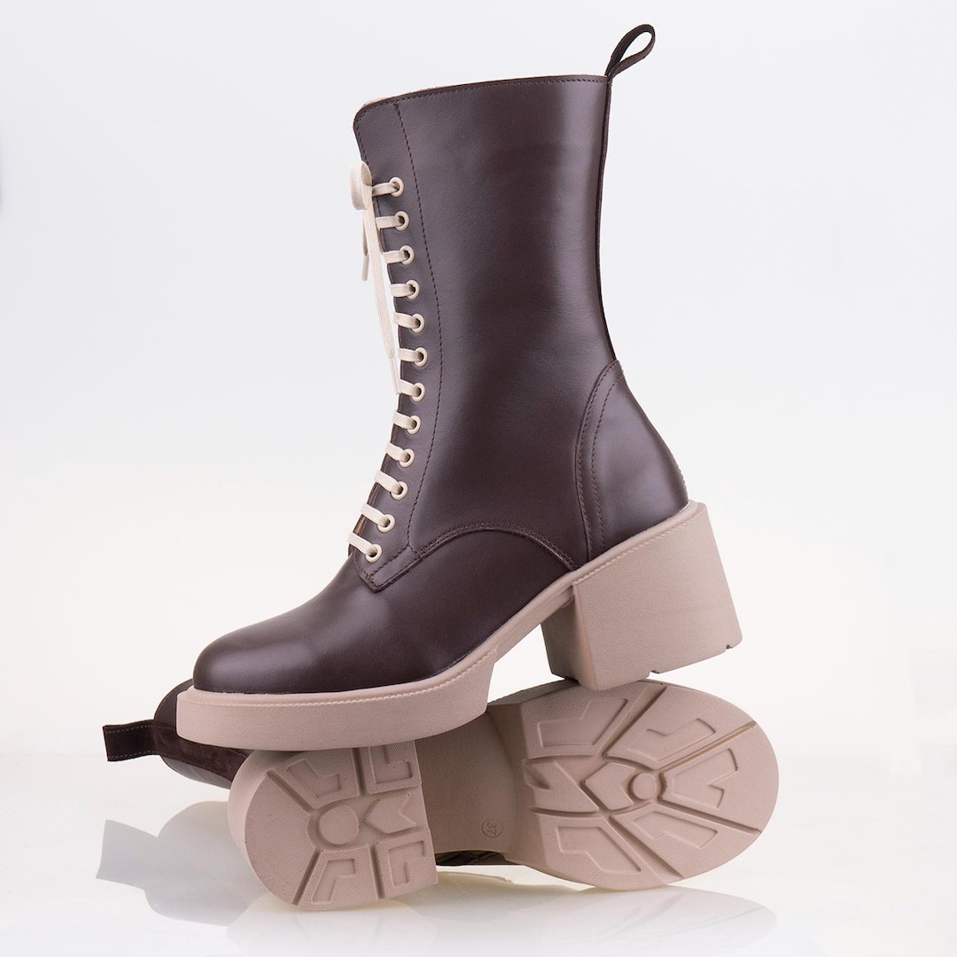BARBARA – Handmade Leather Winter Boots | Warm, Comfortable & Elegant ...