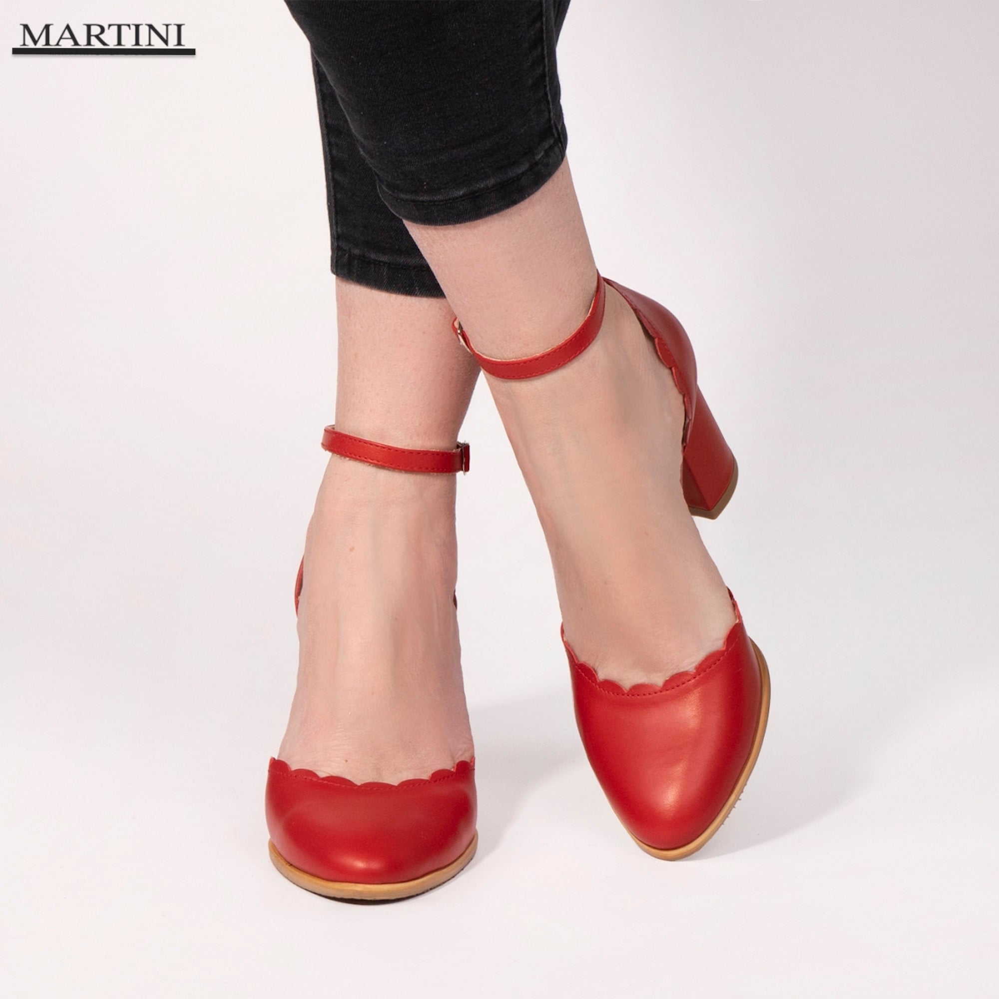 Women's Mary Janes Red Mary Janes Elegant Heels - Etsy