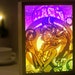 Anime Paper Cut Light Box Template Digital SVG File, Paper Cut 3d Light ...
