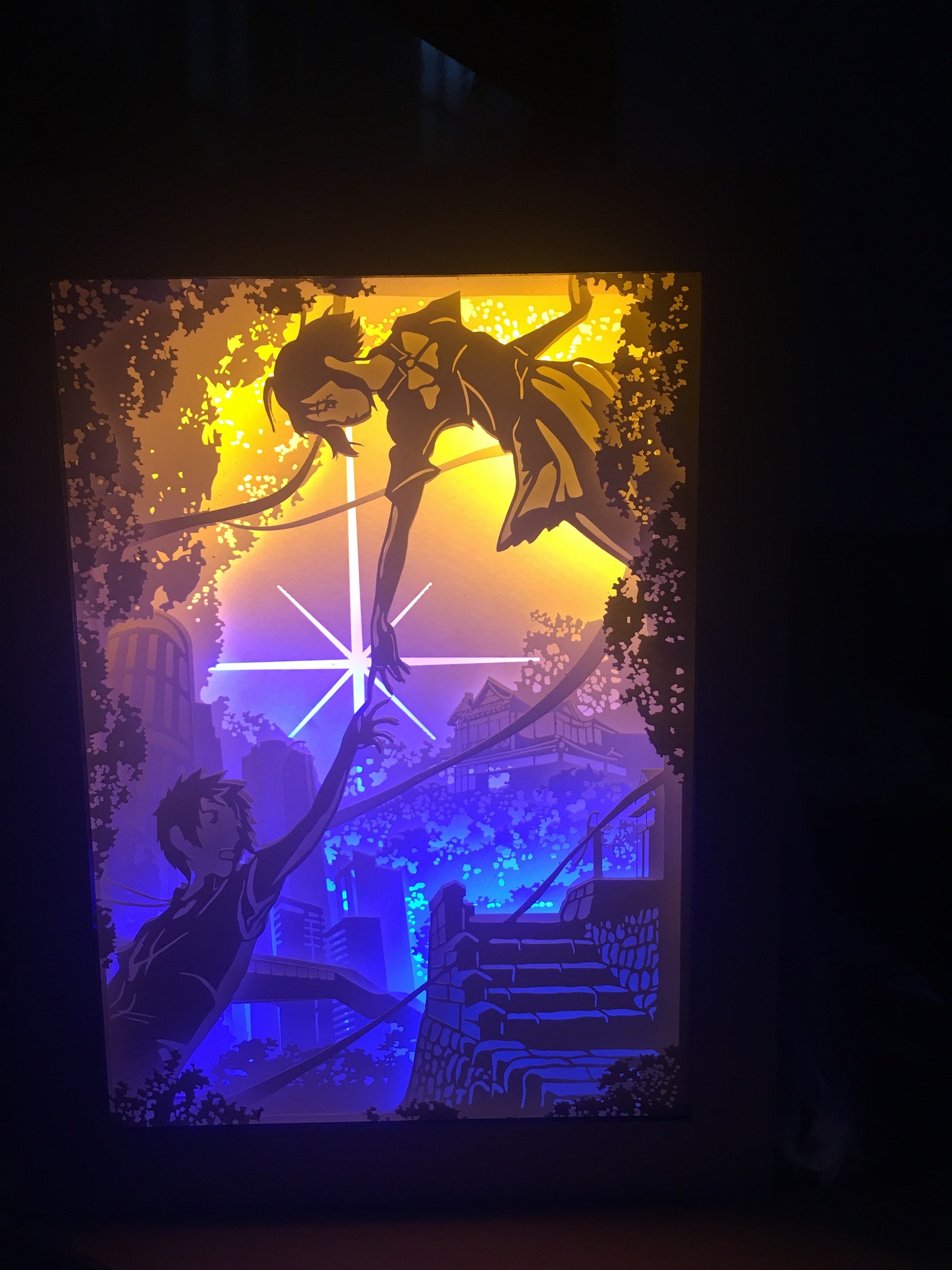 3D Paper Cut Light Box Template File Paper Cut 3d Light Box - Etsy