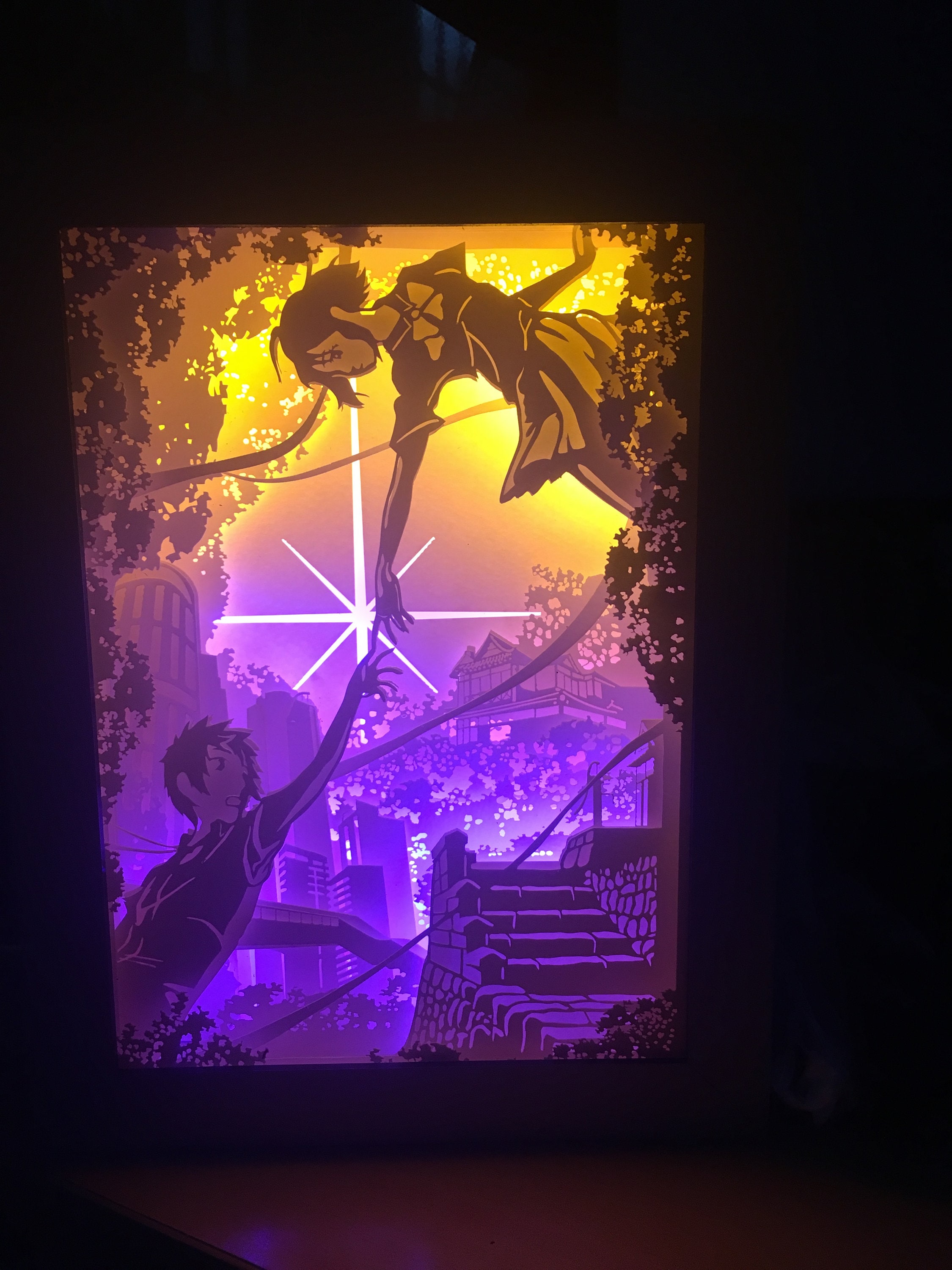 3D Paper Cut Light Box Template File Paper Cut 3d Light Box - Etsy