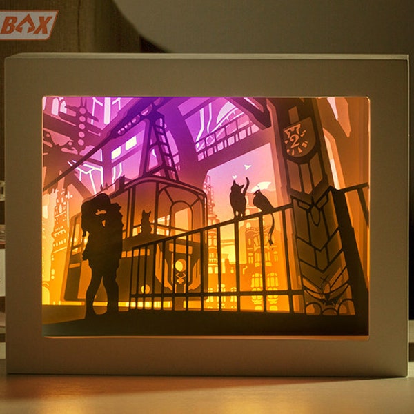 3d Paper Lamp Template - Etsy