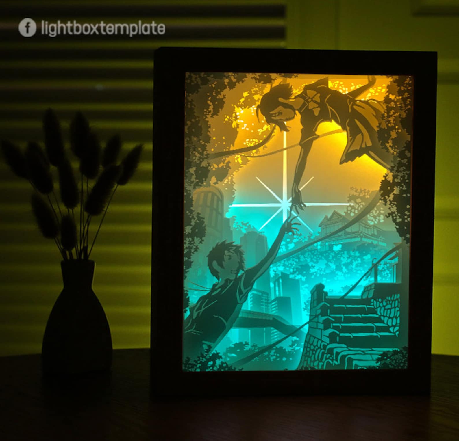 3D Paper Cut Light Box Template File Paper Cut 3d Light Box - Etsy