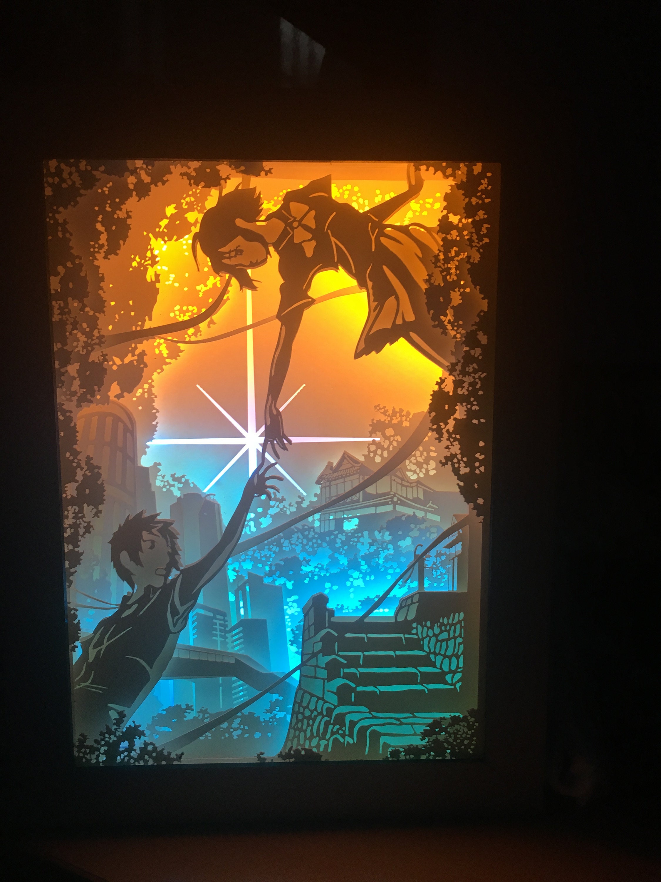 3D Paper Cut Light Box Template File Paper Cut 3d Light Box - Etsy