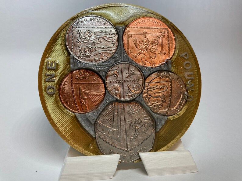 British Coins Display Shield Design | Etsy